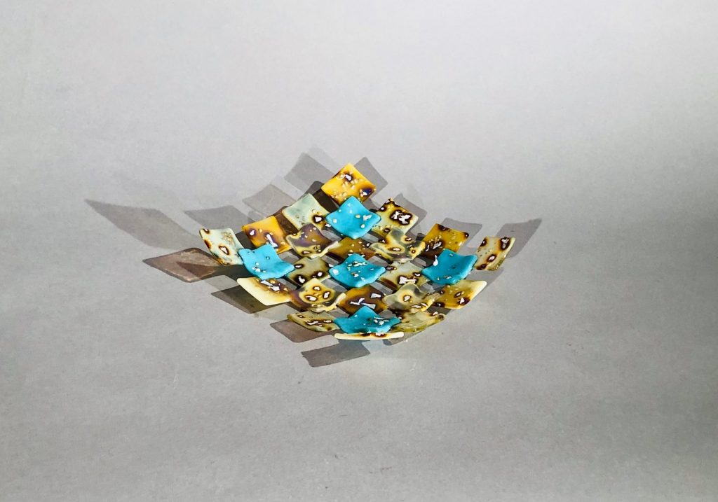 Bergstrom-Mahler Museum of GlassReactive Glass Platter TMR | Bergstrom ...